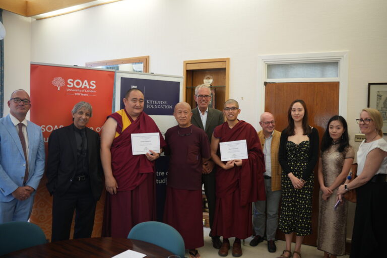 Rinpoche Awarded the Distinction of Honorary Fellow at SOAS University of London - Khyentse ...